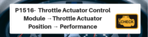 GMC Acadia P1516 Trouble Code Diagnosis | Drivetrain Resource