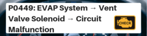 Hyundai Sonata P0449: Vent Valve Solenoid – Circuit Malfunction ...