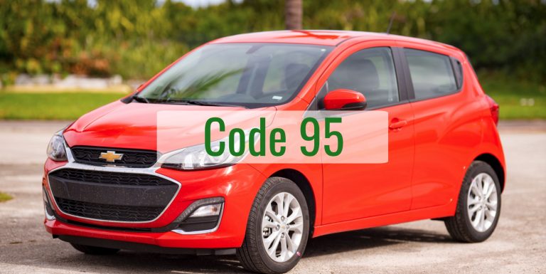 Chevy Spark Code 95: Meaning + Causes – Drivetrain Resource