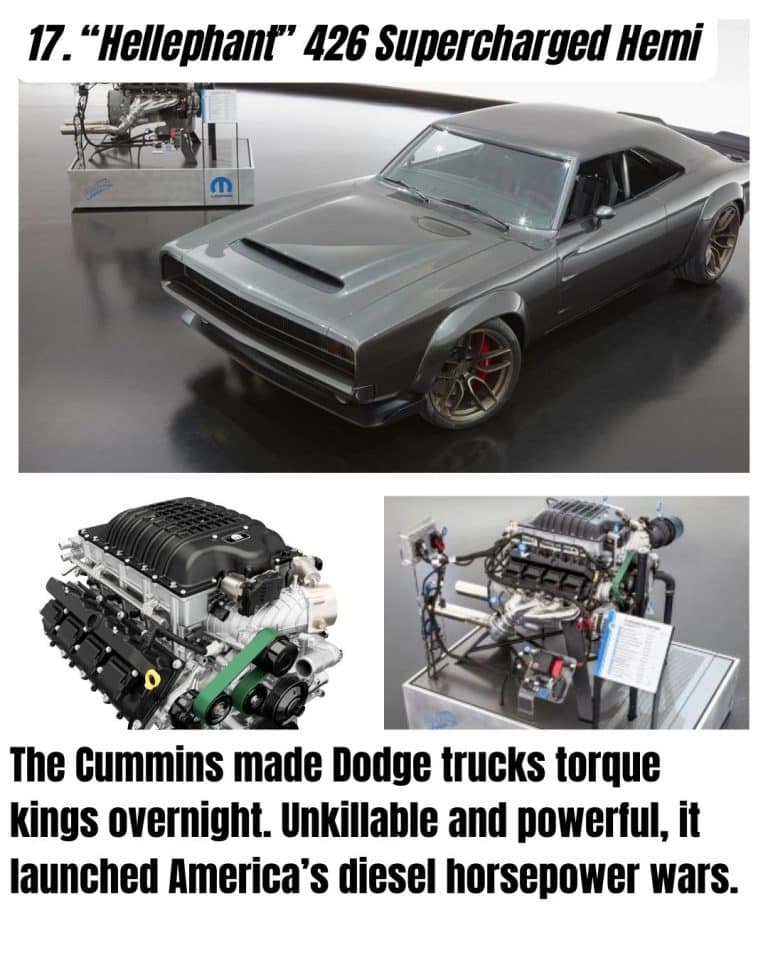 The Top 20 Best MOPAR Engines Ever Made | Drivetrain Resource